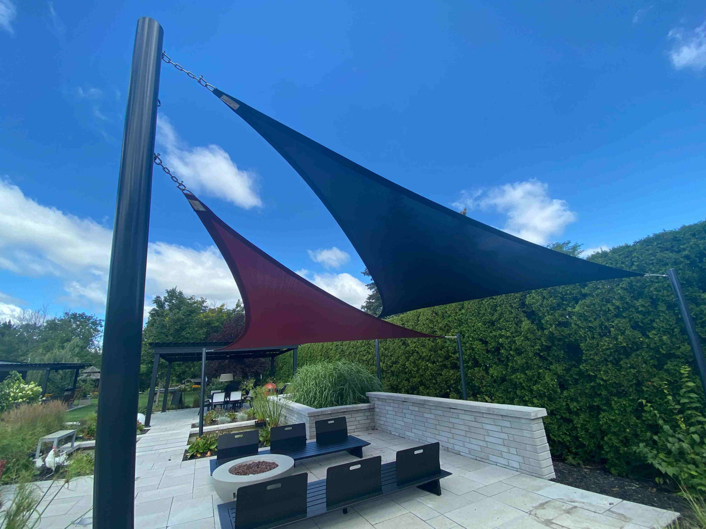 Equilateral Triangle Shade Sails for Stylish Spaces